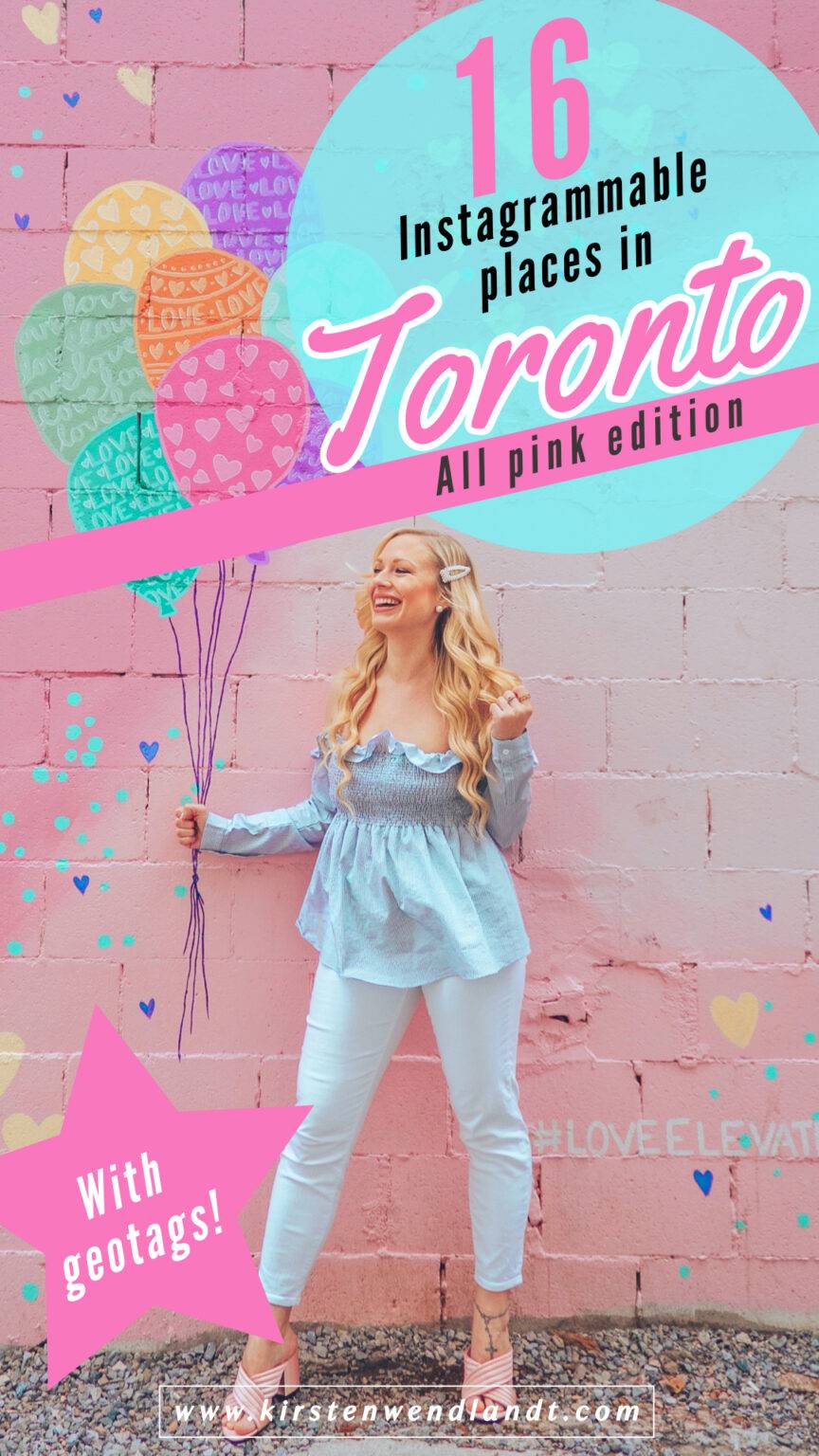 16 Instagrammable Pink Places in Toronto - The Best Pink Photo Spots